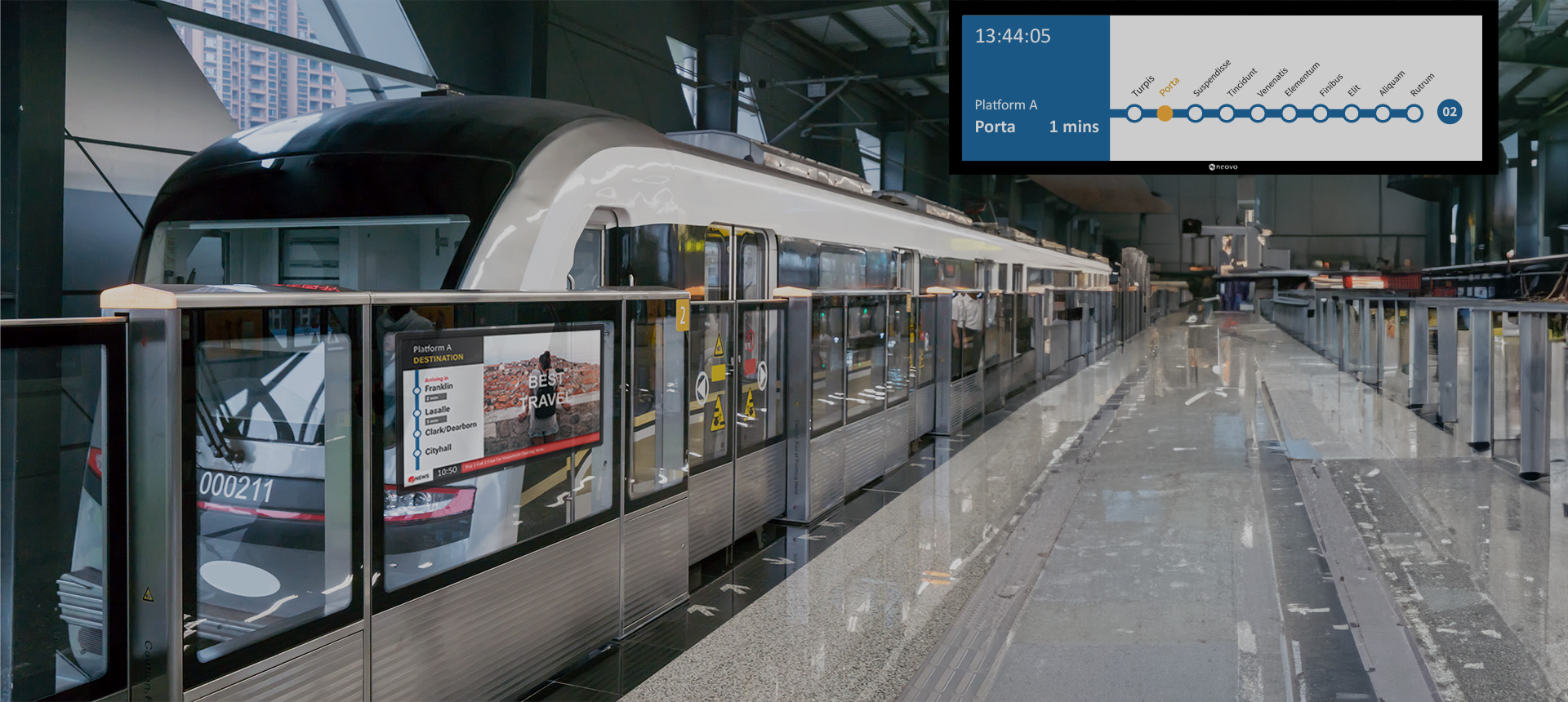 Passenger Information Displays | AG Neovo USA