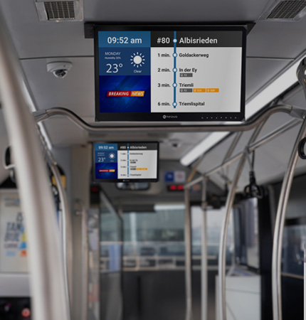 Passenger Information Displays | AG Neovo USA